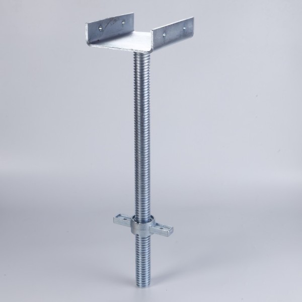 Quality Formwork Galvanized Adjustable Scaffolding Jack U Head Base for sale