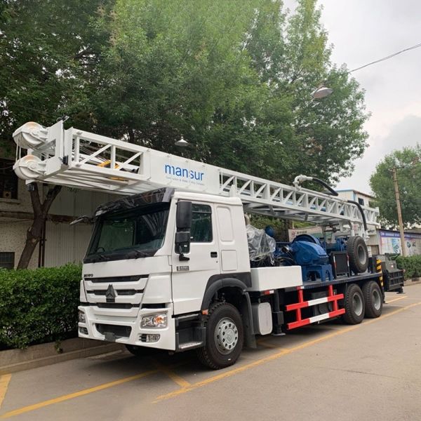 Quality 600 Meters DTH and Reverse Circulation Water Drilling Rig for Oil Field Drilling for sale