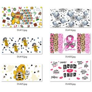 Quality Foil Hot Stamping AB transfer film UV DTF Cup Wrap Transfers for sale