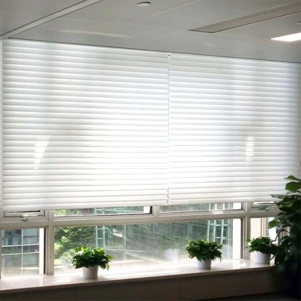 Quality Electric Smart Shangrila Motorized Blinds with Customization and Horizontal for sale