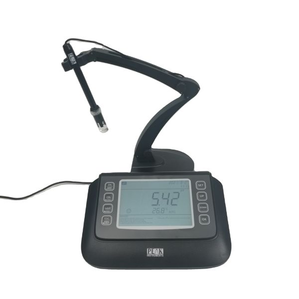 Quality 6.5 inch LCD Benchtop Automatic 3 Point Calibration pH mV Meter Temperature for sale