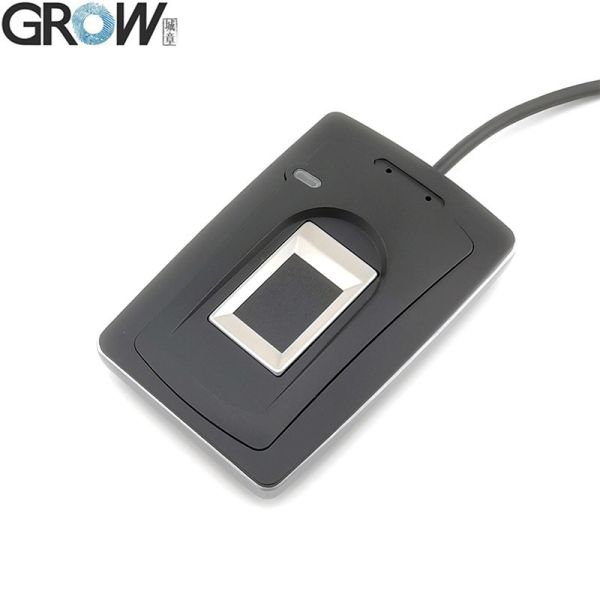 Quality GROW R105 DC5V USB Biometric Desktop Big Size Capacitive USB Fingerprint Reader With Free SDK 1000 Capacity Support Android for sale