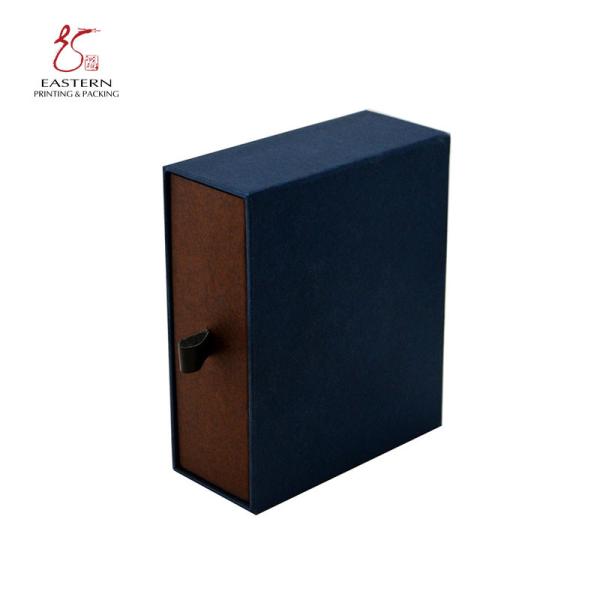Quality Elegant Design Drawer Type 15cm Width Printed Cardboard Boxes 120gsm Art Paper for sale