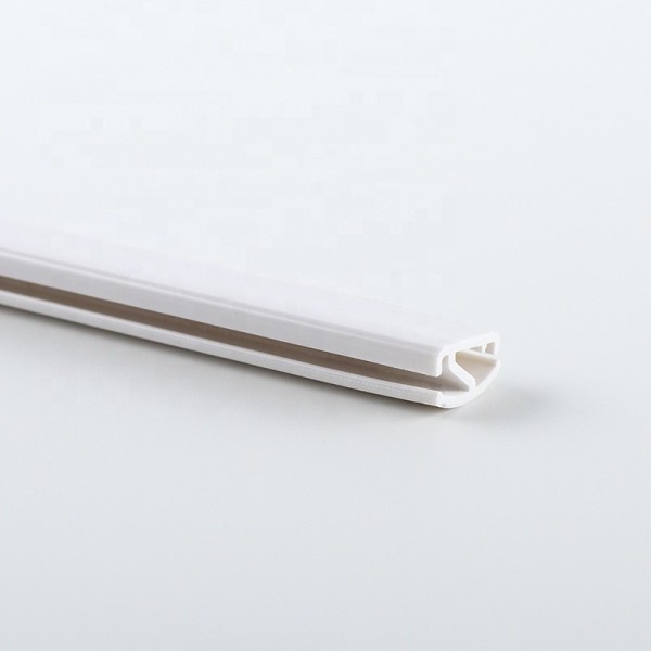 Quality Customized Yes White PVC Roller Blind Bottom Rail for Curtain Rail Accessories for sale