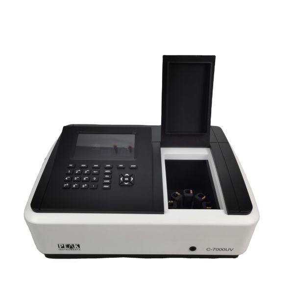 Quality 7 Inch LCD Display Single Beam Lab Spectrophotometer for Wavelength Range 320-1100nm for sale