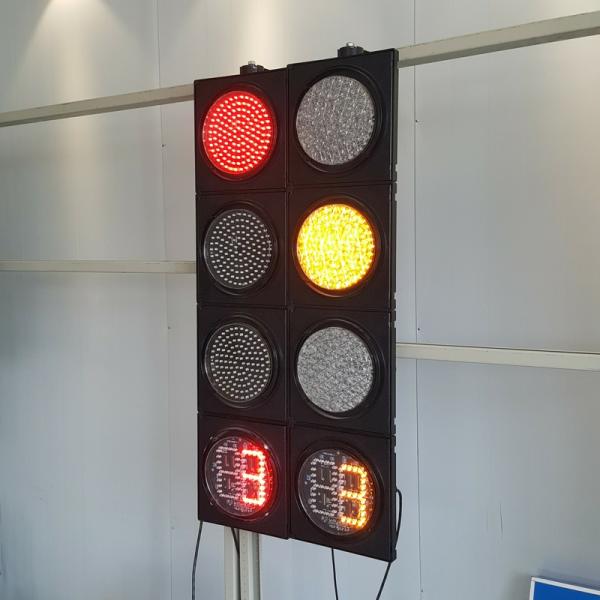 Quality Detachable Aspect 200MM 4-Aspect RYG Ball With Countdown Timer Road Traffic for sale