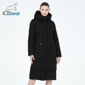 Quality Polyester Elegant Long Down Jacket Size 42 Long Winter Jackets For Women Comfort for sale