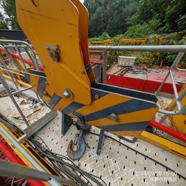 Quality Used ZOOMLION Tower Crane W6013-6A Flat Top Secondhand Construction Machinery for sale
