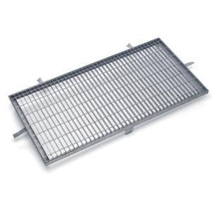 Quality Sidewalks Steel Grating Drain Cover Rectangle / Square Mesh High Bearing for sale