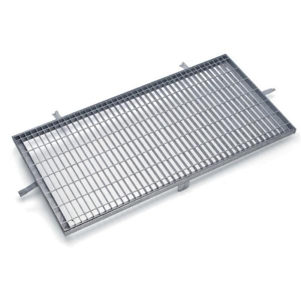 Quality Sidewalks Steel Grating Drain Cover Rectangle / Square Mesh High Bearing for sale