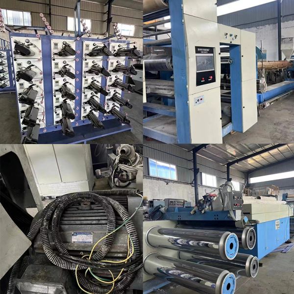 Quality 1.8M Second Hand Extrusion Machine 110kw Double Core Filter Flat Yarn Stretching for sale