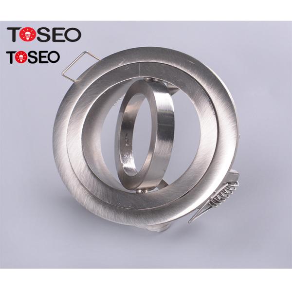 Quality 7w Round Recessed Downlights AC 220-240V White / Satin Nicke for sale
