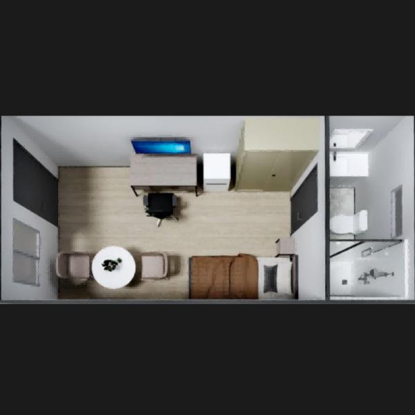Quality Readymade Single Bedroom Container House Custom Modern Tiny Container Homes for sale