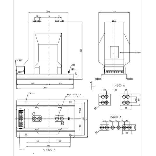 Quality 36KV CT Current Transformer Mold For Electric Insulation Vacuum Mold Casting for sale