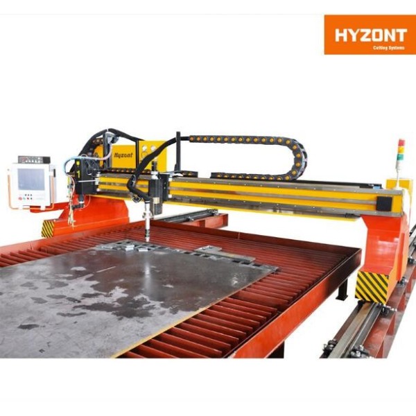 Quality Automatic Gantry Flame CNC Plasma Cutting Machine 3000mm Beam Width for sale