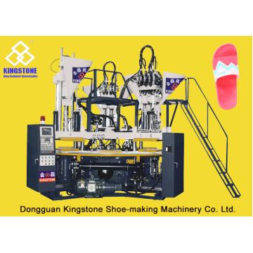Quality Rotary 3 Colors Slipper Making Machine For Slipper Flip Flop Upper / Strap for sale