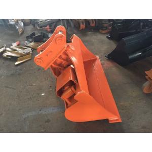 Quality Q355B NM400 Hydraulic Tilt Mud Bucket For 5 Ton Mini Excavator for sale