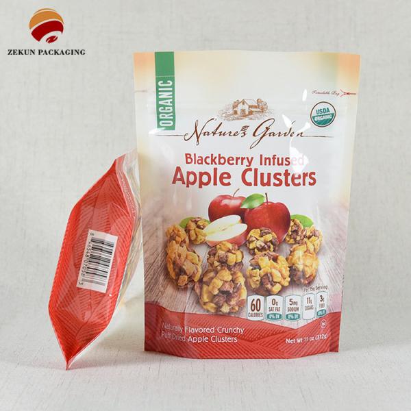 Quality PET/AL/PE Custom Printed Resealable Food Bags Stand Up Tear Resistance for sale