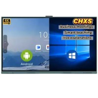 Quality CH 55 65 75 85 98 110inch 450nits 4K LCD Display Smart Interactive Whiteboard for sale