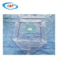 Quality SMS PE Sterile Blue Craniotomy Drape Towel For Head Surgery for sale