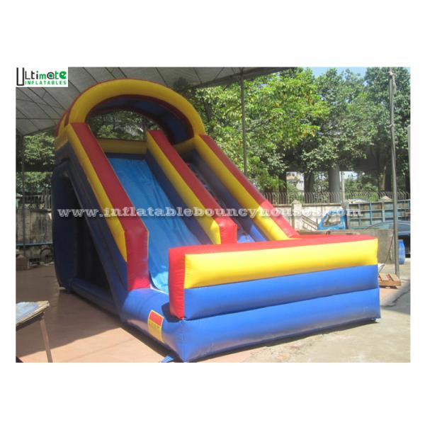 Quality Outdoor Inflatable Dry Slide For Kids , Inflatable Pool Slides for Water Park for sale