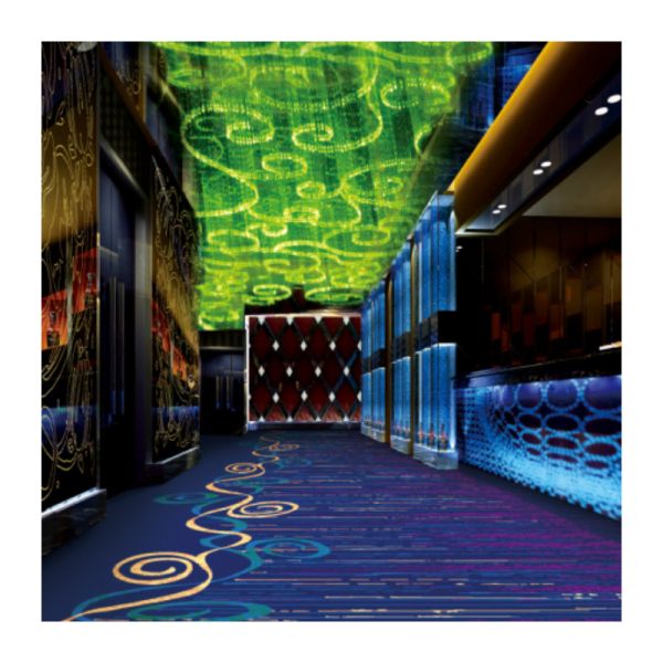 Quality Home Washable Luxury Fireproof Wool Hotel Axminster Carpet For Banquet Hall Lobby for sale