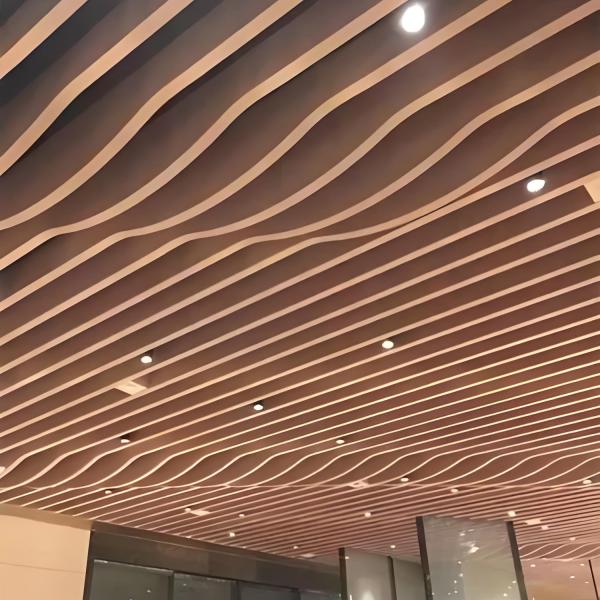 Quality Roof Decoration Beam Aluminum Baffle Ceiling TU Shaped For Office for sale