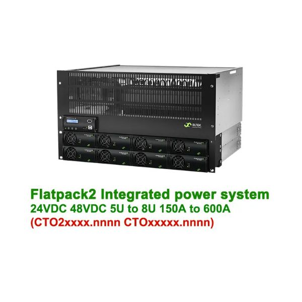 Quality Eltek 19 Inch 4U Distribution Telecom Equipment Power Supply Flatpack2 24V/48V/24KW for sale