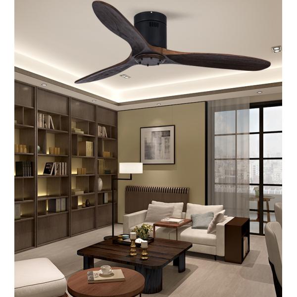 Quality Triple Hanging Ceiling Fan With Light 52 3 Blade Ceiling Fan for sale