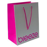 Quality CMYK Custom Printed Eco Friendly Bags With Embedded Cotton Handle for sale