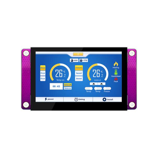 Quality 4.3 Inch 800x480 LVDS TFT Display Capacitive IPS TFT LCD Display for sale