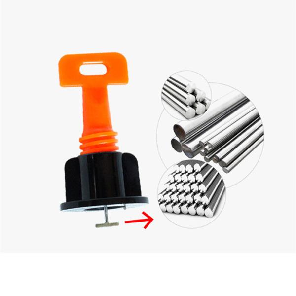 Quality 0.1 Kg Tile Installation Reusable Tile Leveling System Red Or Different Color for sale