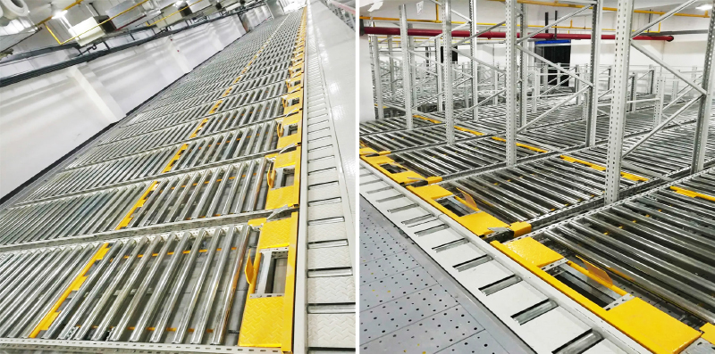 Gravity Storage Racking  Warehouse Gravity Pallet Rack Pallet Flow Rack