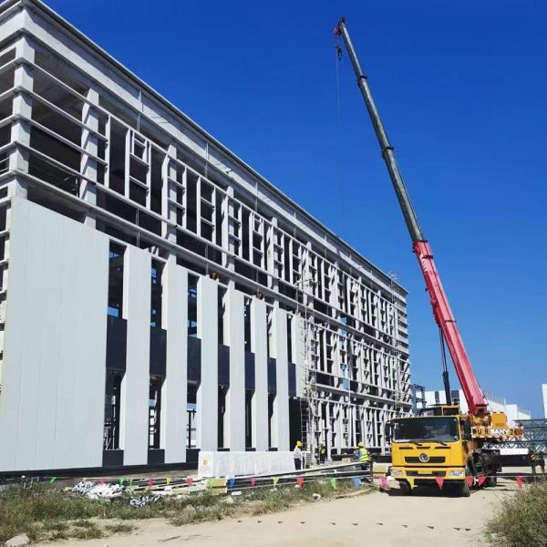 Quality Custom Steel Frame Workshop with Sliding Door & Grade 7 Earthquake Resistance for sale