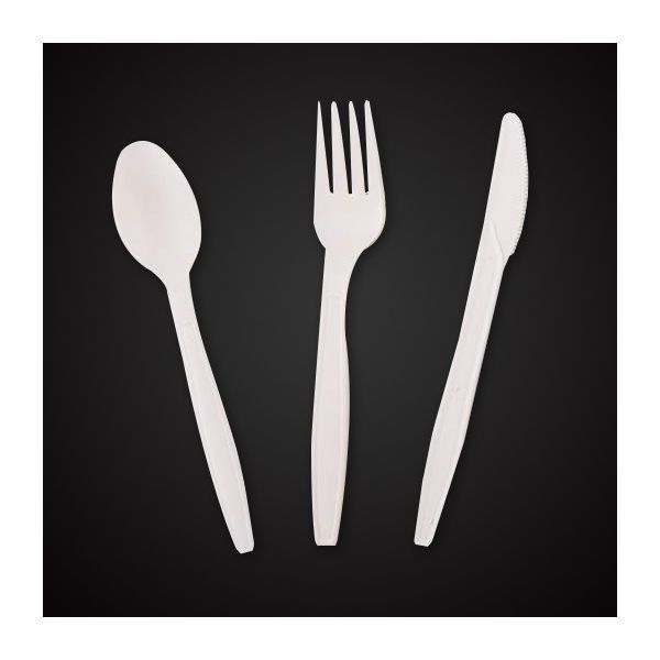 Quality PLA cornstarch buffets for events eco friendly compostable biodegradable cutlery for sale