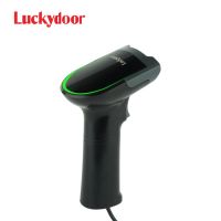 Quality 2D Wired POS Handheld Barcode Scanner 30fps Warehouse Gun With USB RS232 PS2 for sale