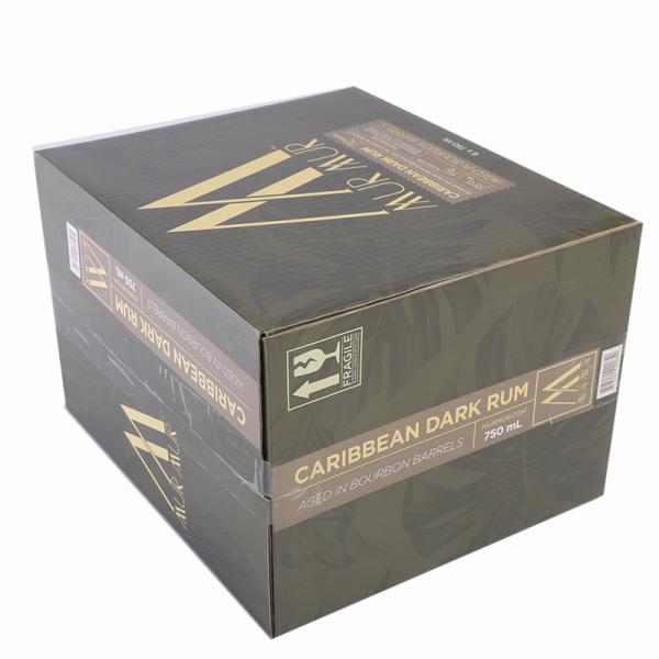 Quality Corrugated Cardboard Beer Boxes Customized Shape For 6 Pack Beer Carrier for sale