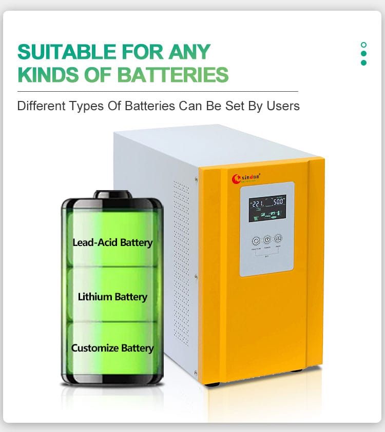 power inverter 4000w - suitable for any kinds of batteries