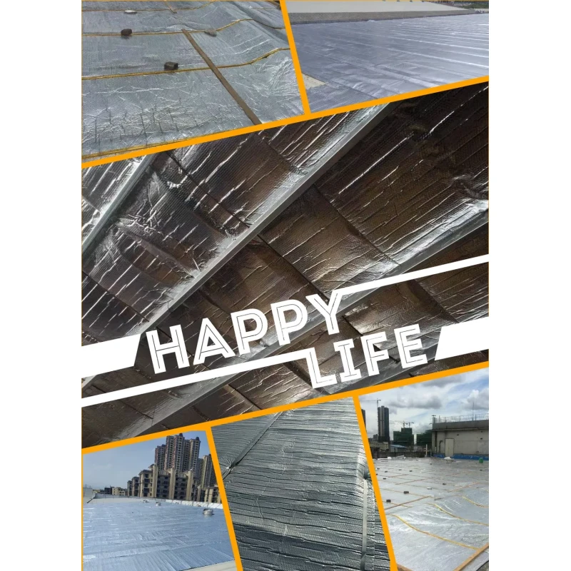 House Construction Self Adhesive Foam / Bubble Insulation Material 4mm Thickness Heat Insulation Building Materials