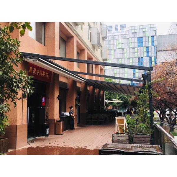 Quality Outdoor electric LED retractable roof pergola and pergola components for sale