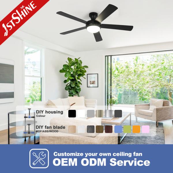 Quality Adjustable 6-Speed Choice LED Ceiling Fan with APP Smart Control and Dimmable for sale
