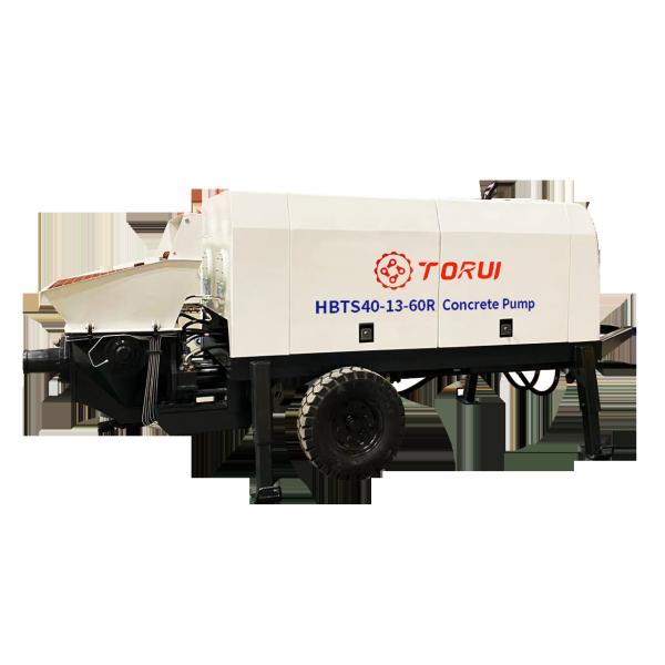 Quality HBT Series Motor Powered 40kw Concrete Delivery Pump Intelligent Control for sale