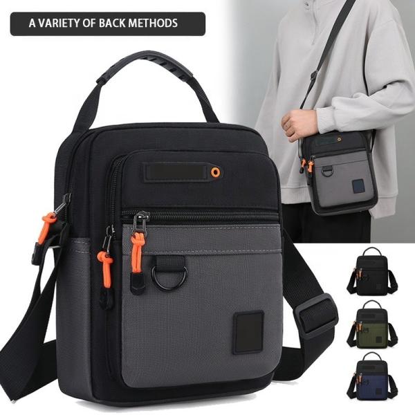 Quality Custom Color Logo Cycling Messenger Bag Men's Shoulder Sling Bag for sale