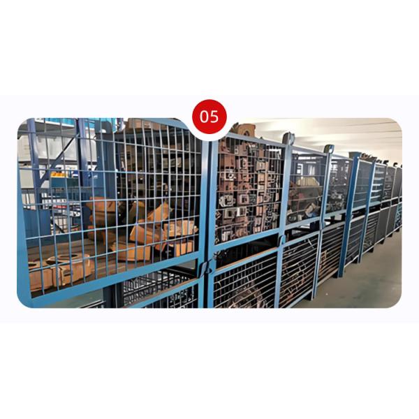 Quality Heavy Duty Warehouse Steel Storage Cage Foldable And Stackable Customized Color for sale