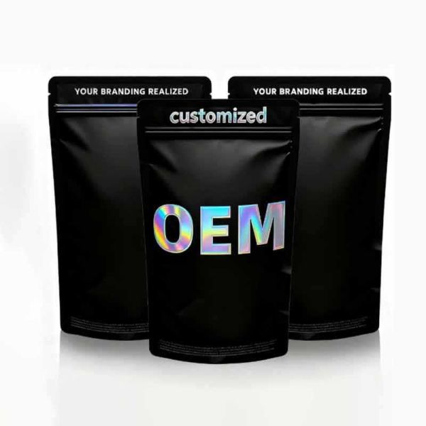 Quality Customizable Stand up Pouch With Window Food Packaging Bag Ziplock Bag for sale
