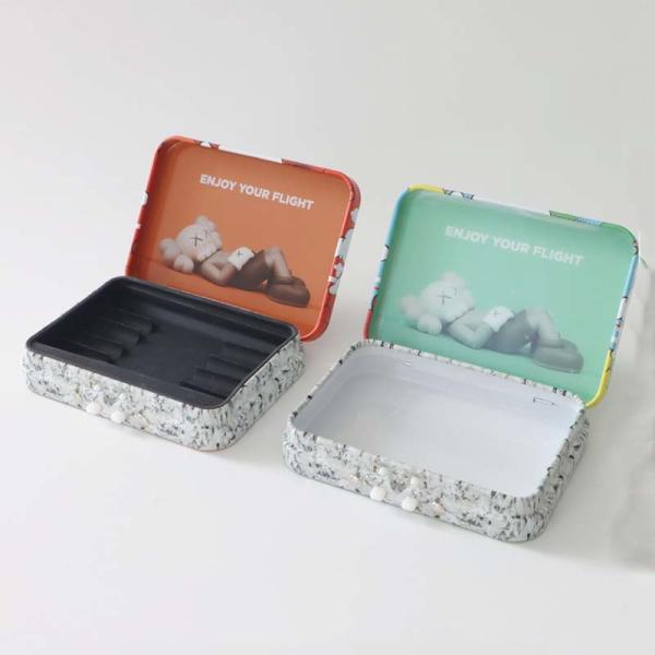 Quality Airtight Cigarette Metal Tin Childproof Tin Box for Mint Candy Cones Usage for sale