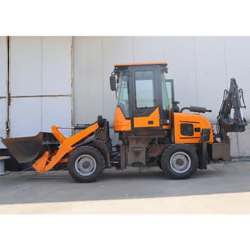 Quality 4 X 4 Flange Cylinder Towable Backhoe Loader Easy Operation for sale