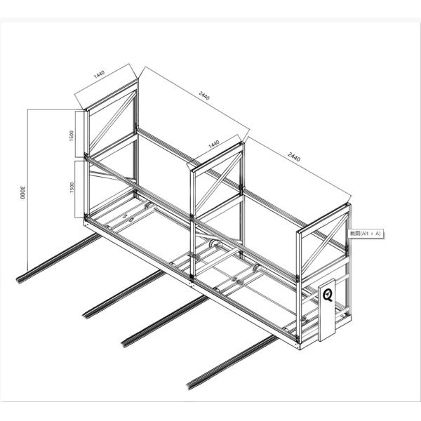 Quality Multi Tier Hydroponic Marijuana Indoor Growing Rack 3FTX6FT Hydroponic Rolling Benches for sale