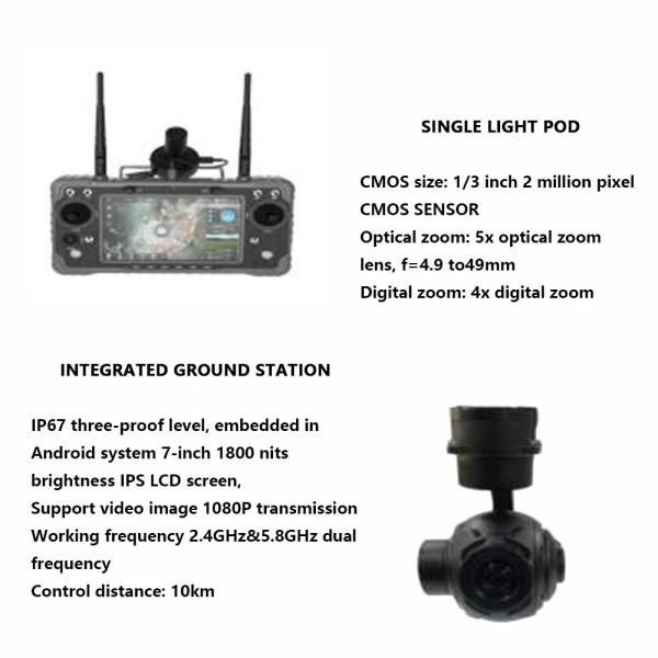 Quality 10KG Payload 35min Flight Multi-Rotor UAV With Drop Kit Industrial Grade Drones for sale