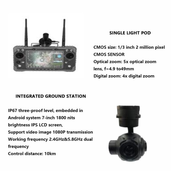 Quality ZAi 10KG Payload Multi Rotor Drones With Drop Kit Industrial Drones for sale